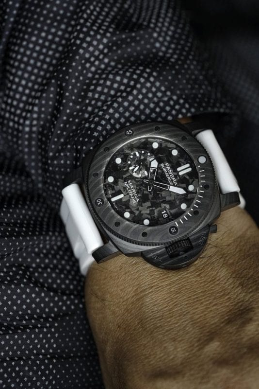 Rubber Strap for Panerai Luminor - Arctic White | Horus Straps Philippines