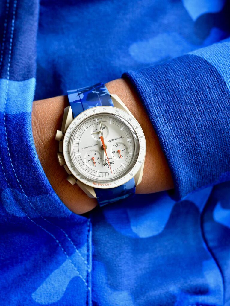 Rubber Strap for Omega X Swatch Moonswatch - Ocean Camo | Horus Straps ...