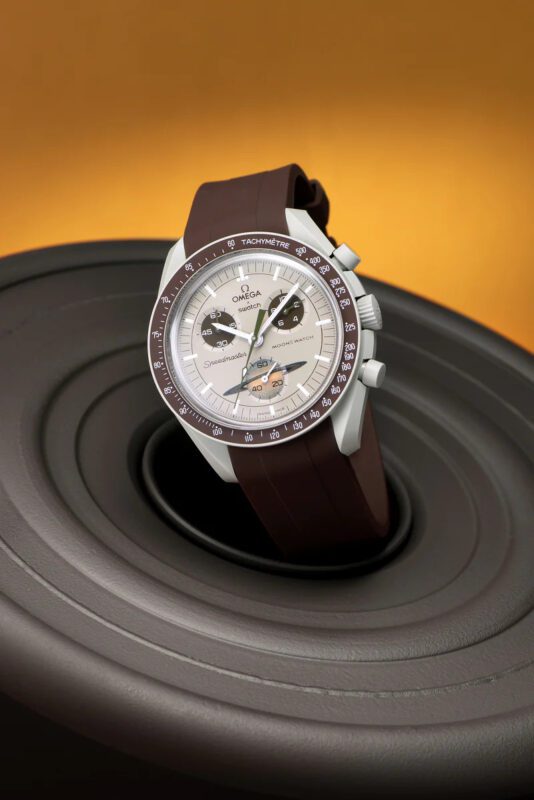 Rubber Strap for Omega X Swatch Moonswatch - Espresso | Horus Straps ...